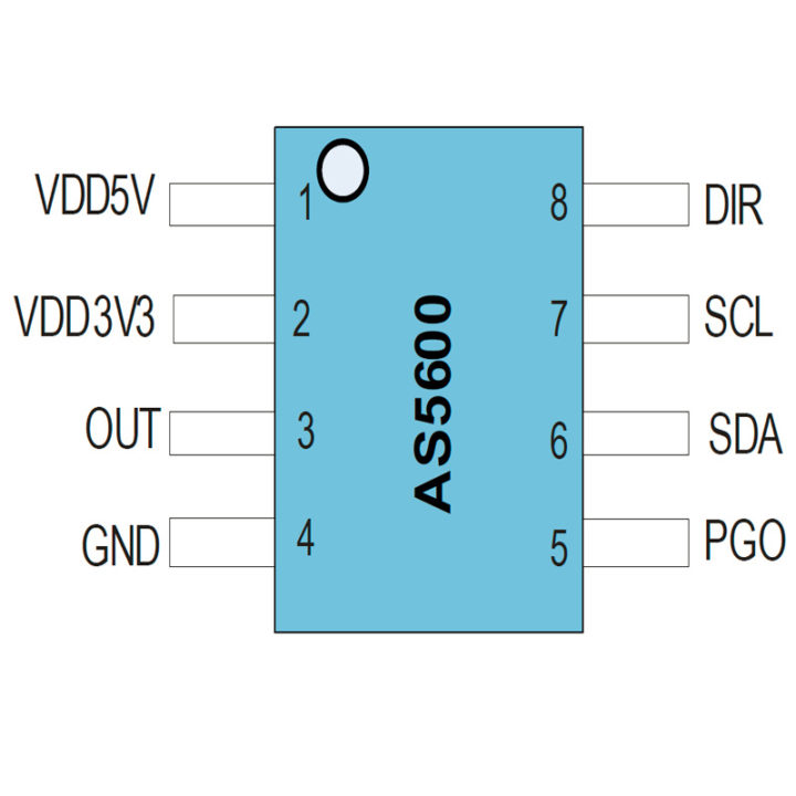 AS5600 - купить в Москве модуль магнитного датчика угла поворота с ...