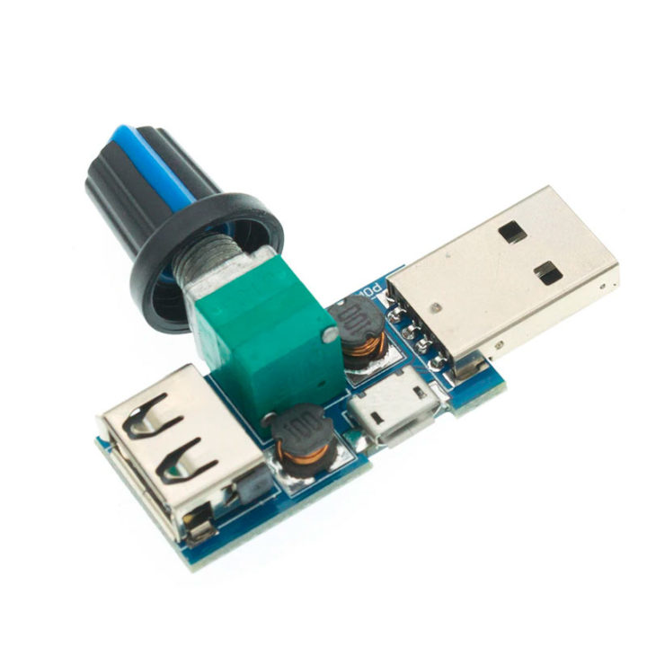 USB регулятор скорости вентилятора постоянного тока 5В - купить в ...