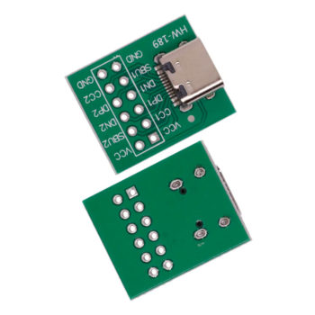 Переходник USB Type-C мама DIP 2.54 12 контактов купить в Москве с ...