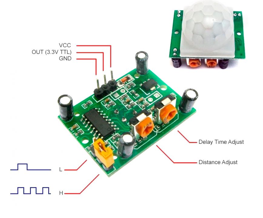 Arduino и HC-SR501: создание умной системы безопасности с датчиком ...
