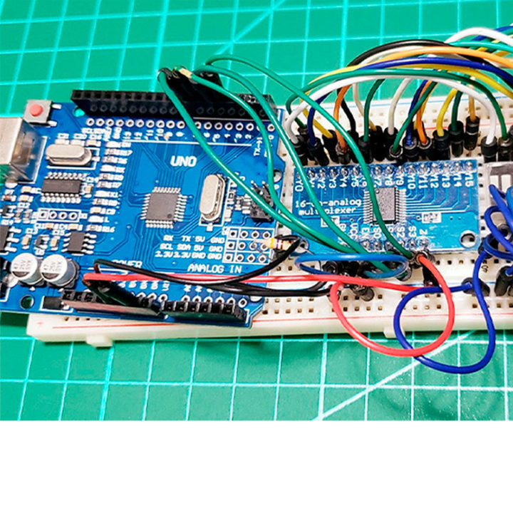 Аналоговый мультиплексор Cd74hc4067 Подключение модуля к Arduino Uno