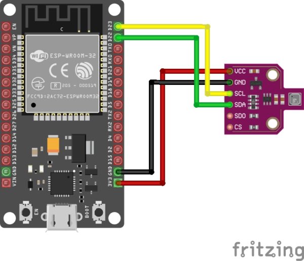 Датчик CJMCU-680. Подключение модуля к ESP32: схема, код и примеры - блог
