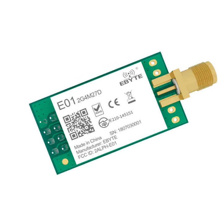 E01-2G4M27D купить в Москве модуль беспроводной связи на nRF24L01P 2.4ГГц, 5км с доставкой по ...