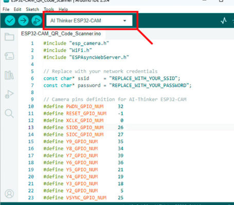 Как создать сканер QR-кодов с использованием ESP32-CAM и Arduino IDE - блог