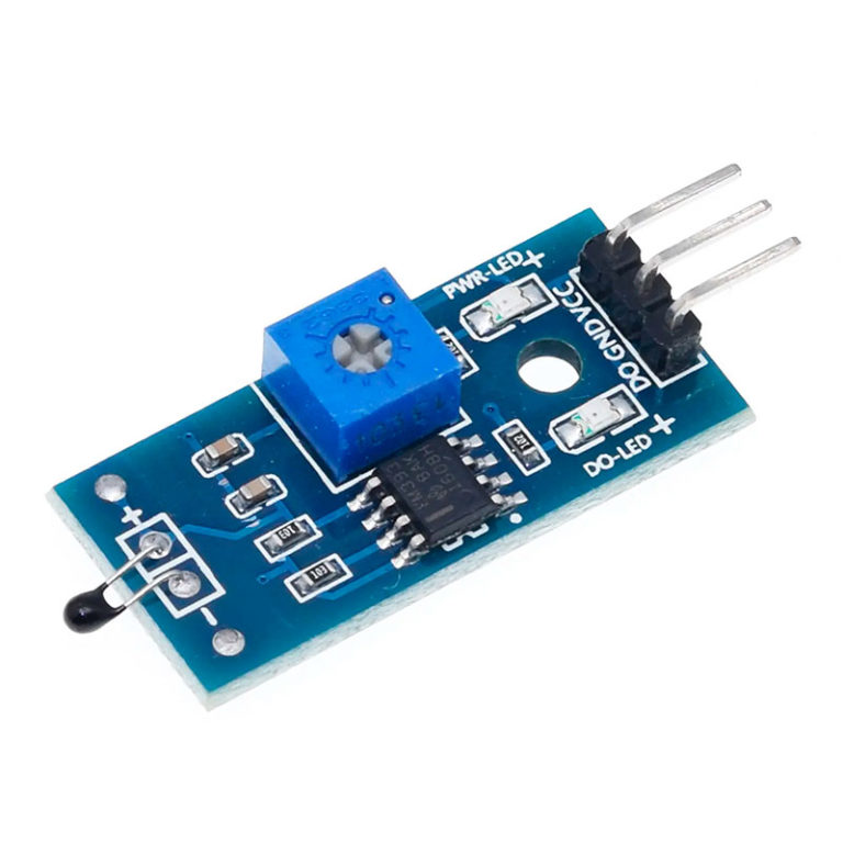 Модуль датчика температуры с компаратором LM393 купить в Москве с ...