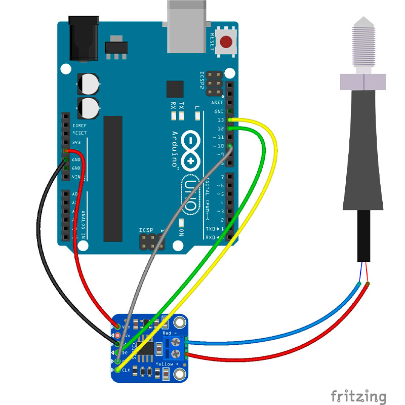 Модуль MAX31855 и Arduino UNO — Схема подключения и пример кода - блог